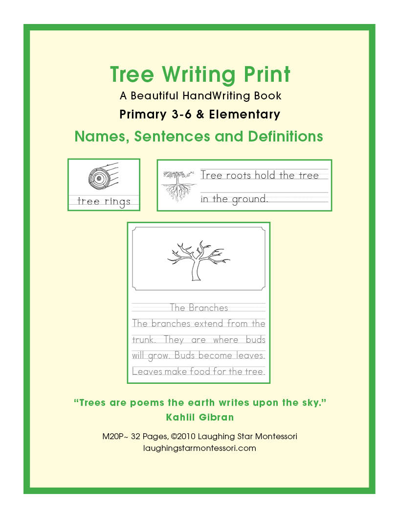 Tree Writing Book