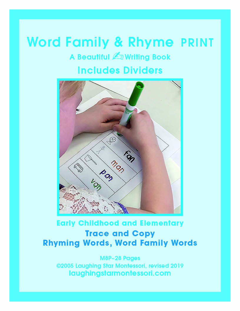 Family Word Tracer Pages