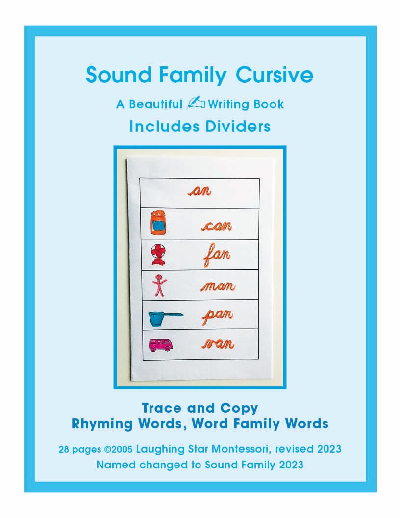 Sound Family & Rhyme Writing - Cursive PDF