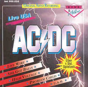 Ac Dc Cd - Live in USA Vol. 1