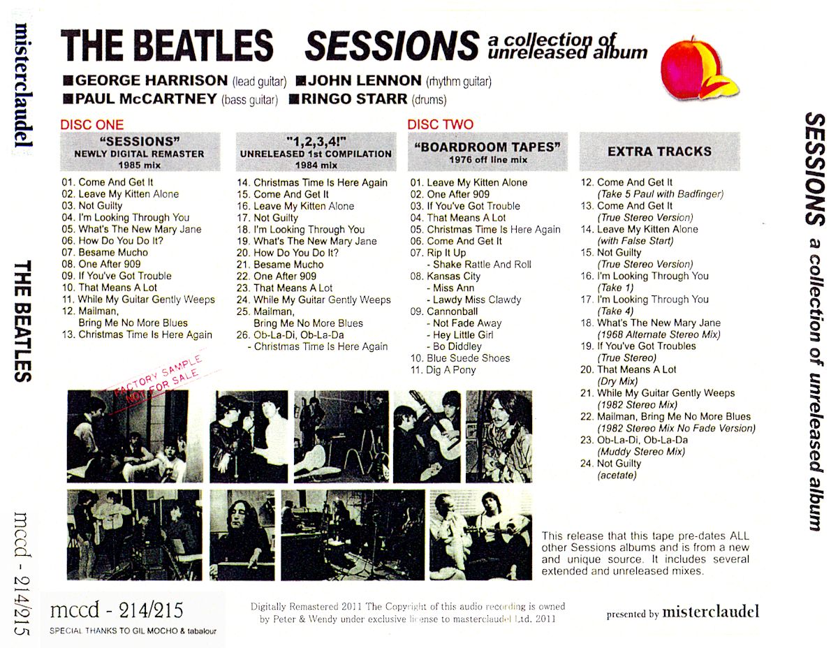 Beatles (2/Cd) Sessions