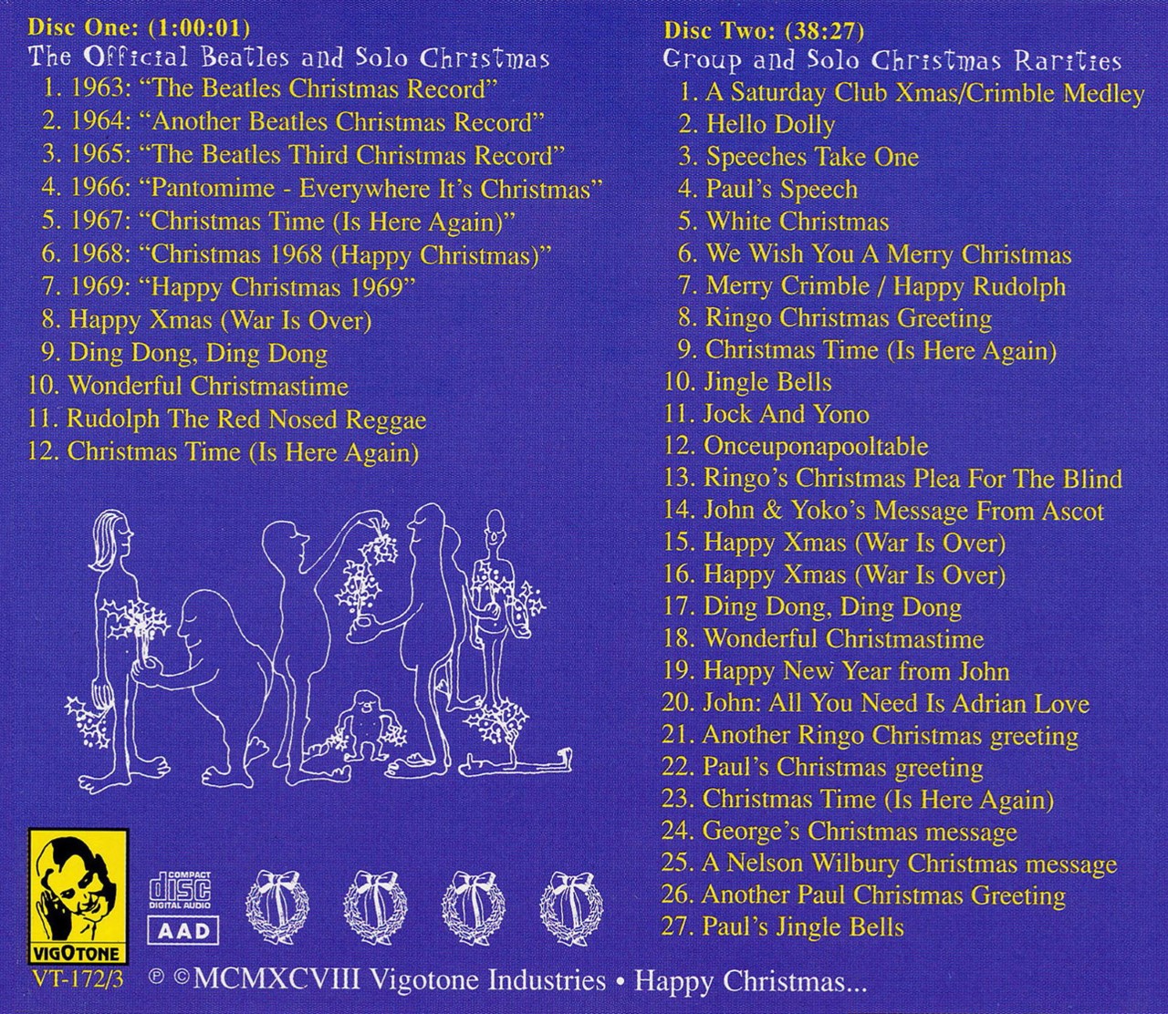 Beatles (2/Cd) The Ultimate Christmas Album