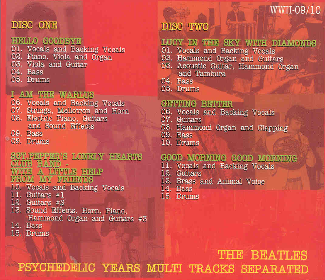 Beatles (2 Cds) - Psychedelic Years Multi Tracks Separated