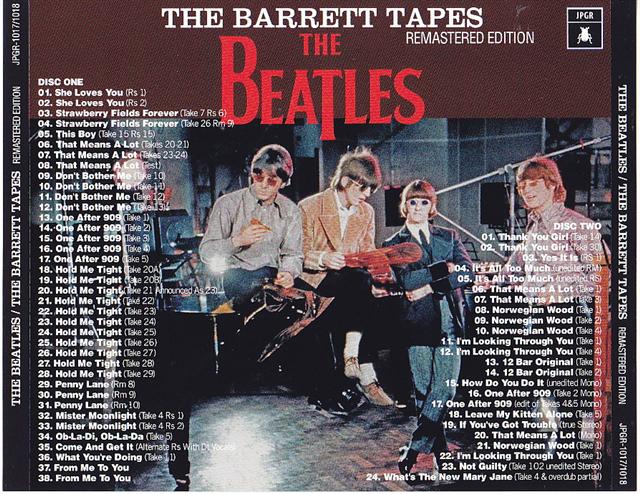Beatles (2 Cds) The Barrett Tapes Remastered Edition