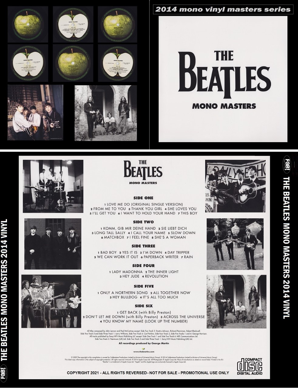 BEATLES (2/CD) MONO MASTERS 2014 MONO VINYL