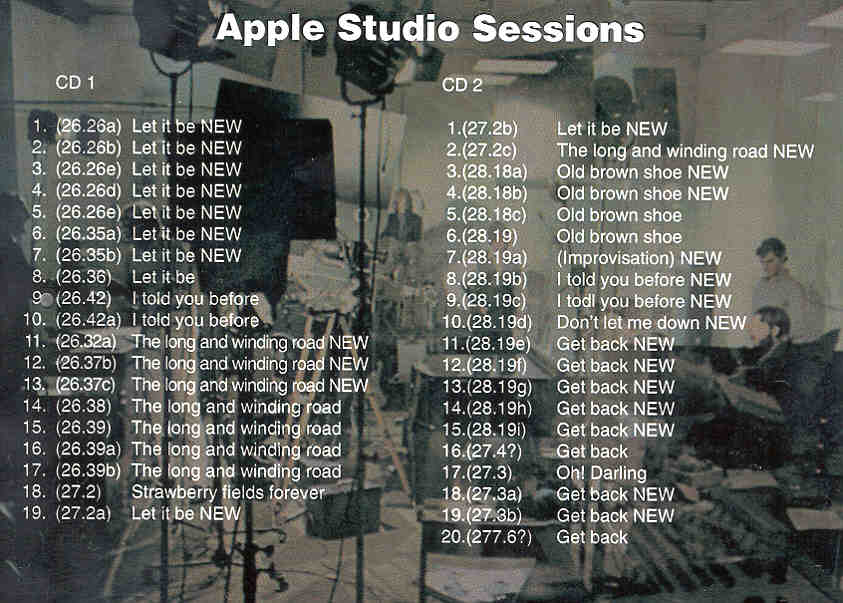 Beatles - Apple Studio Sessions Vol 2 (2 Cd Set)