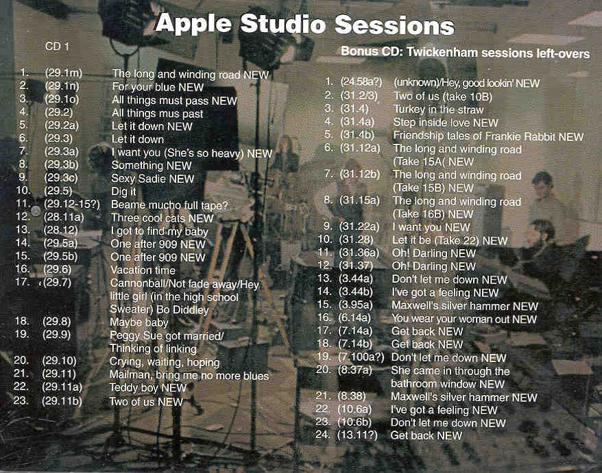 Beatles - Apple Studio Sessions Vol 4 (2 Cd Set)