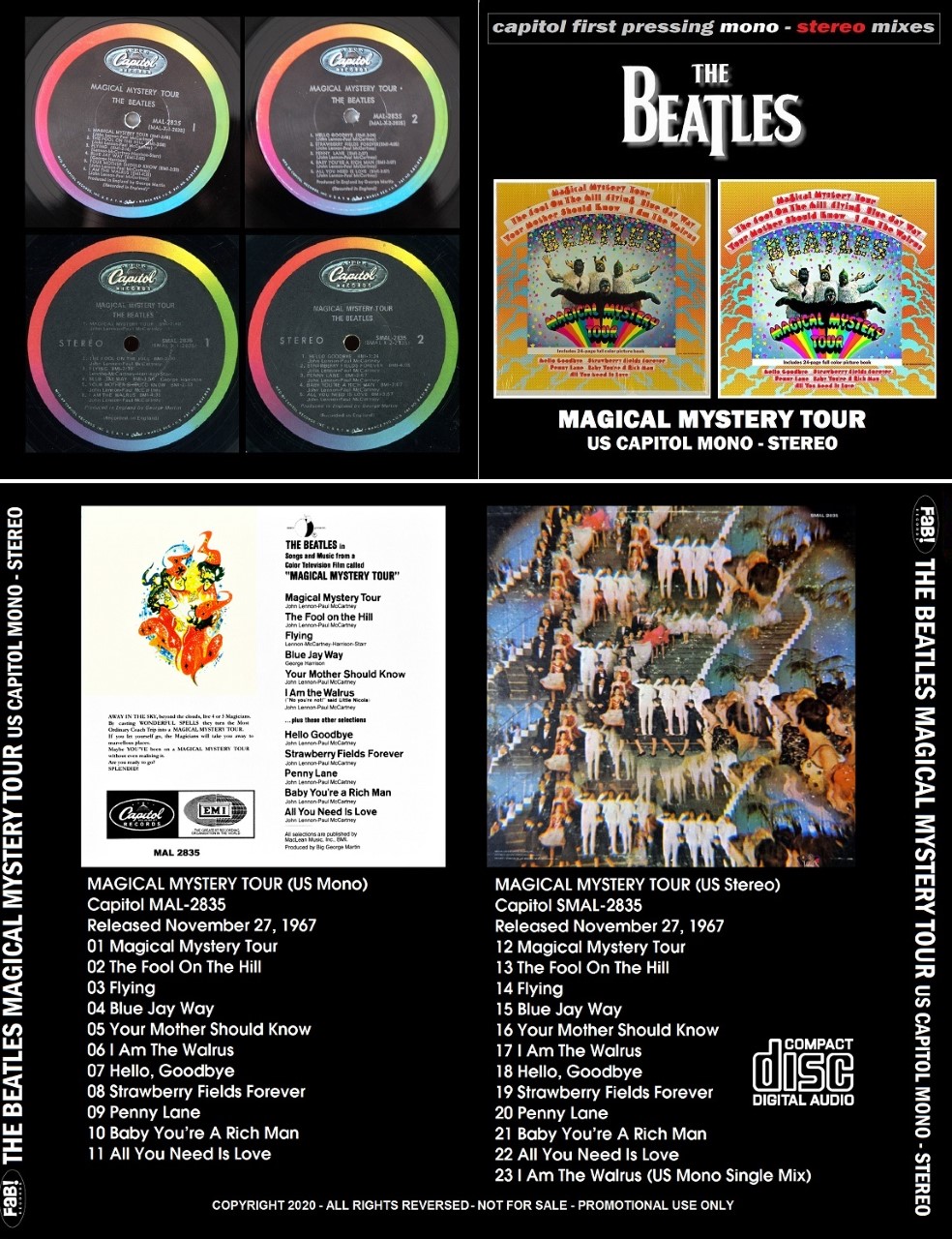 Beatles Album Cover Magical Mystery Tour