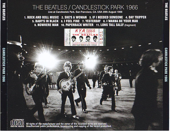 Beatles / Candlestick Park 1966 / 1CD