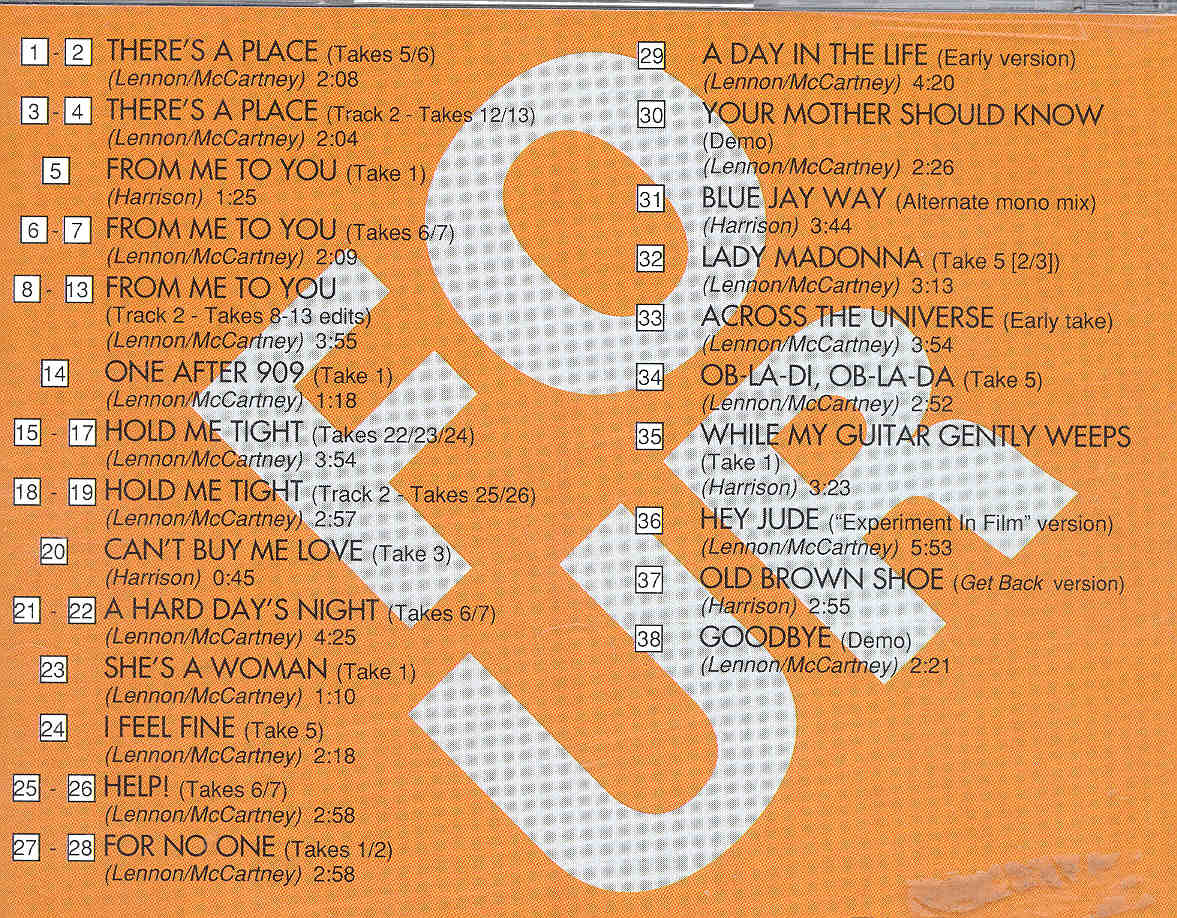 Beatles Cd - Back-Track Part 4