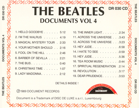 The Beatles documents vol 1~6