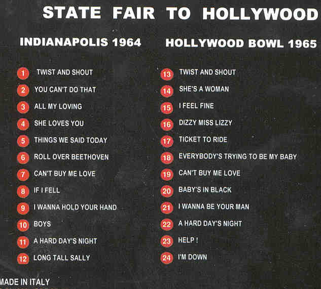 Beatles Cd - State Fair To Hollywood