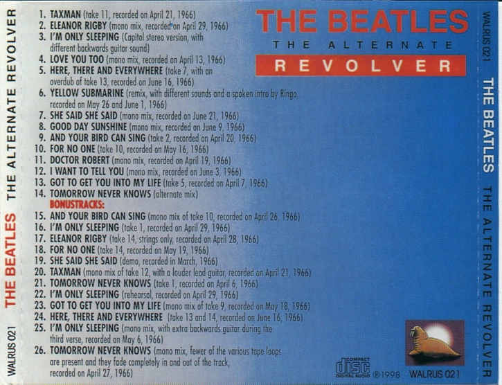 Beatles Cd - The Alternate Revolver
