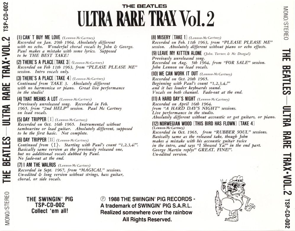 Beatles Cd - Ultra Rare Trax Vol. 2