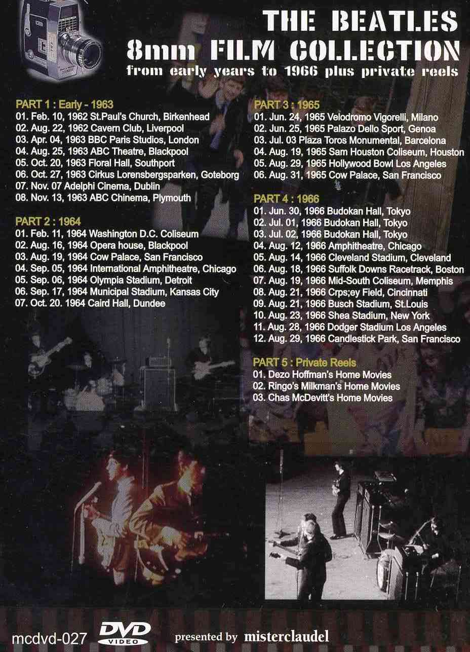 Beatles Dvd - 8mm Film Collection
