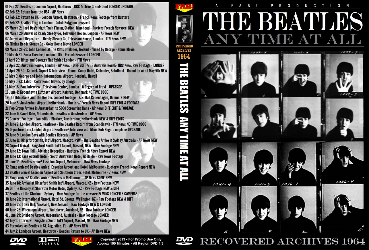 Beatles Dvd - Any Time At All