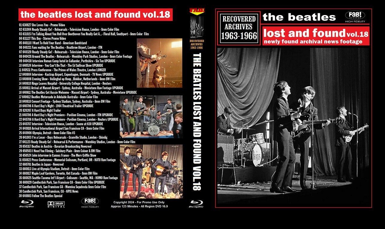 BEATLES DVD - LOST AND FOUND VOL.18 1963-1966 BLU-RAY