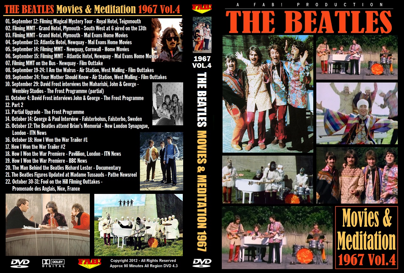 Beatles Dvd - Movies And Meditation 1967