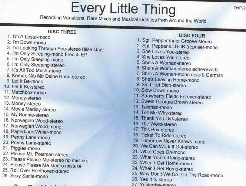 Beatles - Every Little Thing Vol. 2 (2 Cd Set)