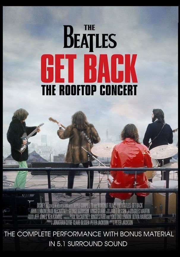 BEATLES DVD - GET BACK - THE ROOFTOP CONCERT - REMASTERED EDITION