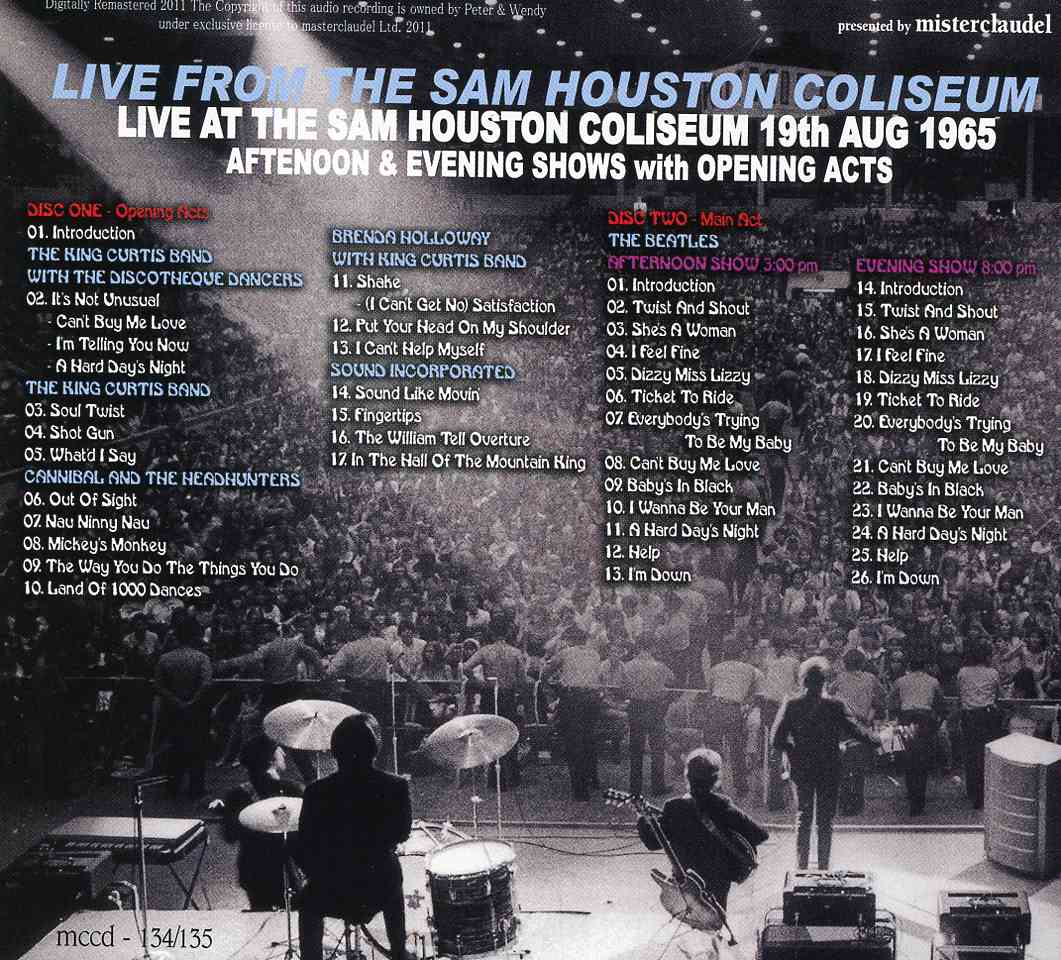 Beatles Live From Sam Houston (2 cds) Limited Edition