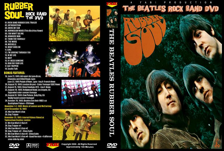 Beatles Rubber Soul Album Cover