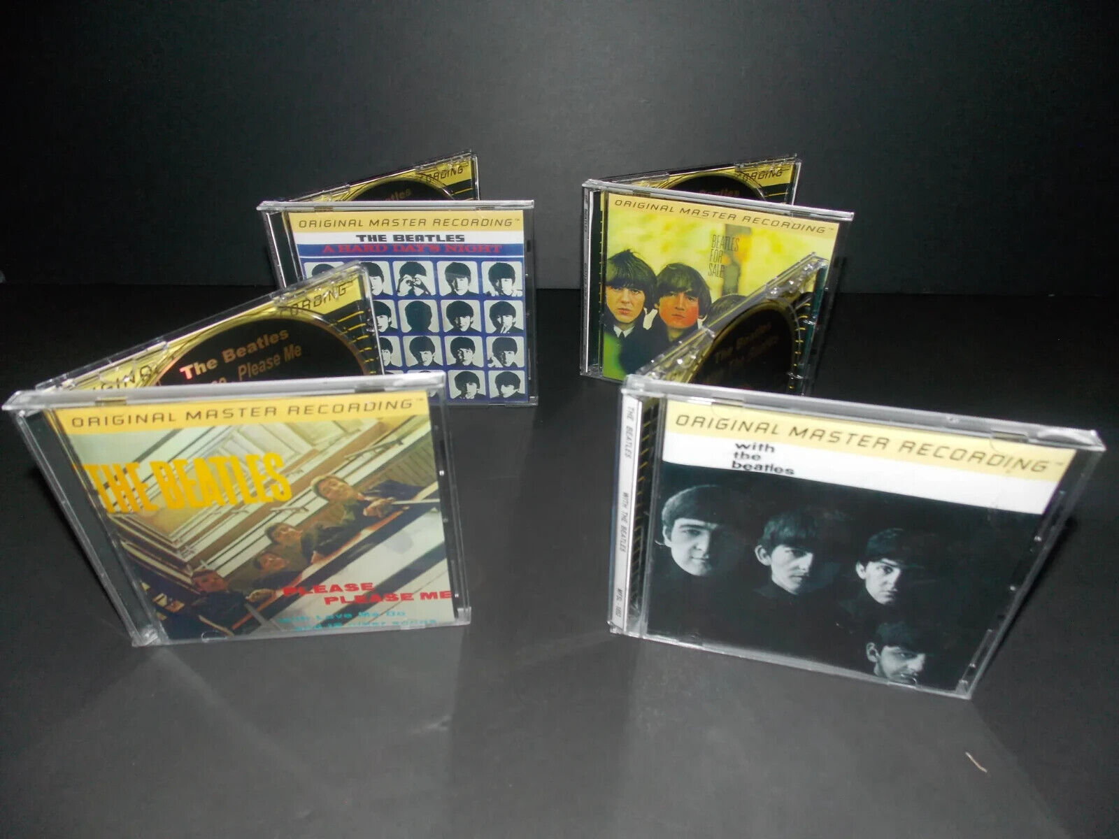 BEATLES SET OF 4 GOLD MASTER RECORDING COMPACT DISCS