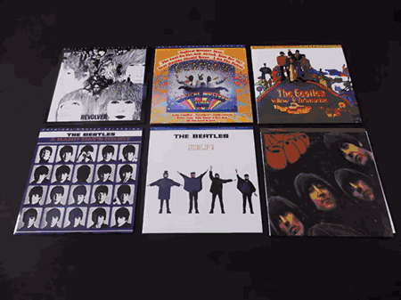 BEATLES SET OF 6 JAPANESE MINI MASTER RECORDING CDS