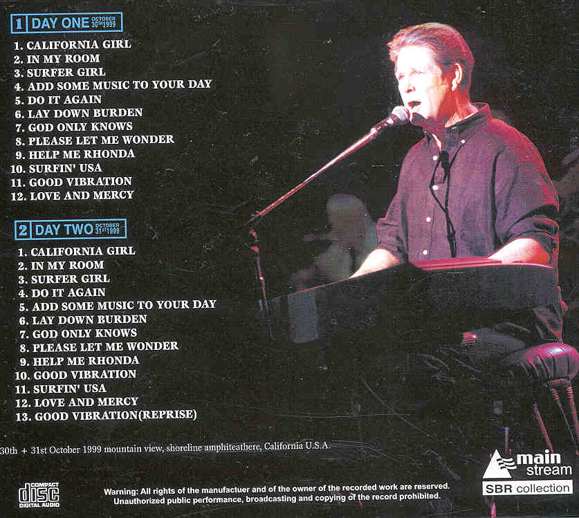 Brian Wilson (2/Cd) Bridge Benefit Unplugged 1999