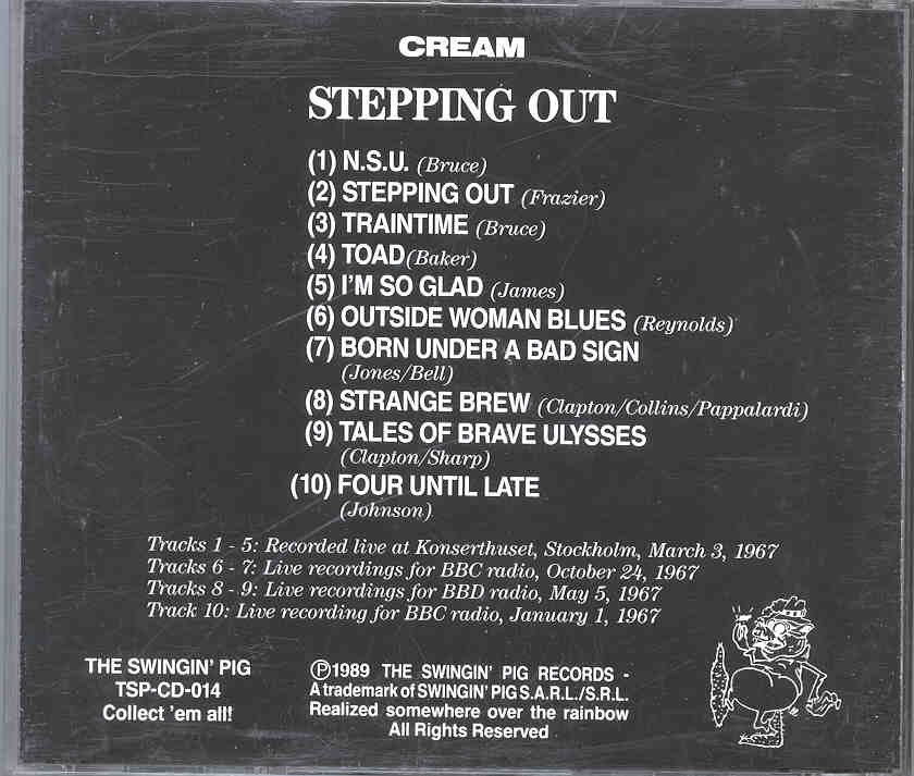 Cream Cd - Stepping Out