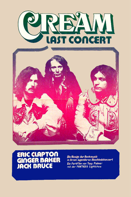 Cream * Last Concert * German Poster 1968