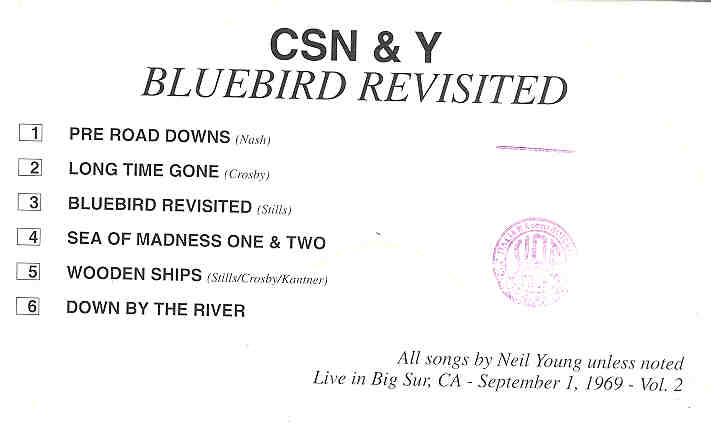 CSN&Y Cd - Bluebird Revisited