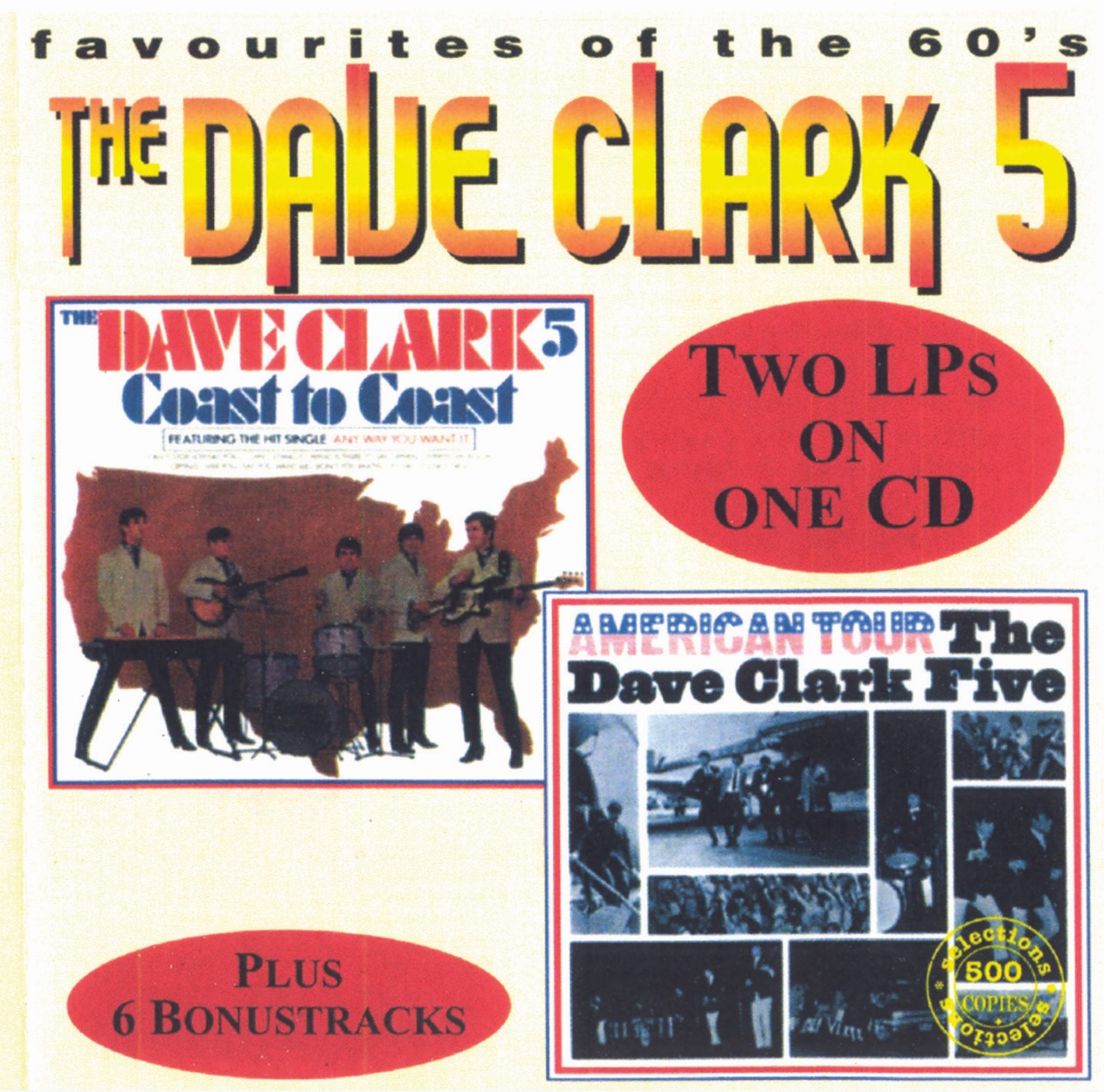 Dave Clark 5 Cd - Coast To Coast/American Tour