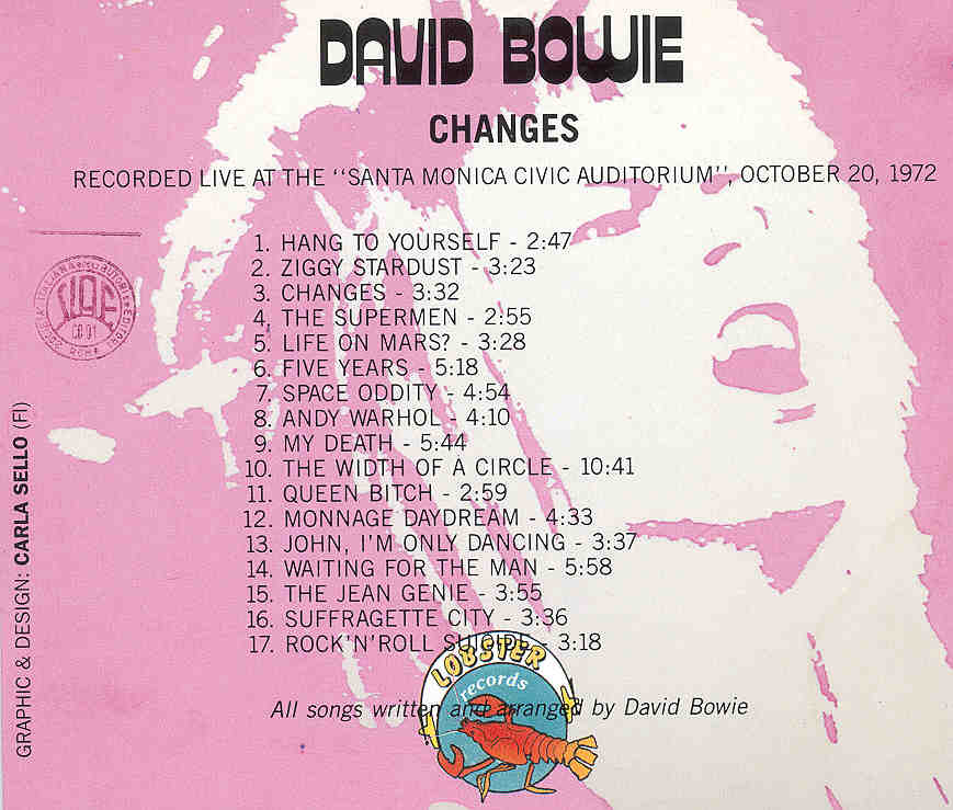 David Bowie Cd - Changes