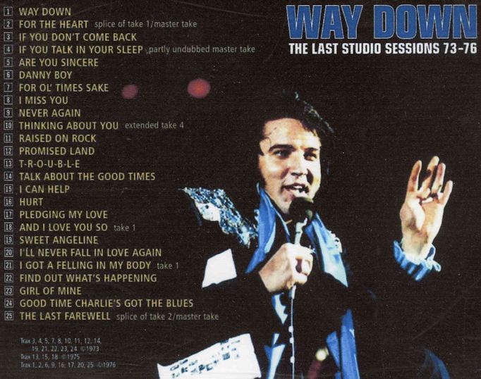 Elvis Cd - Way Down