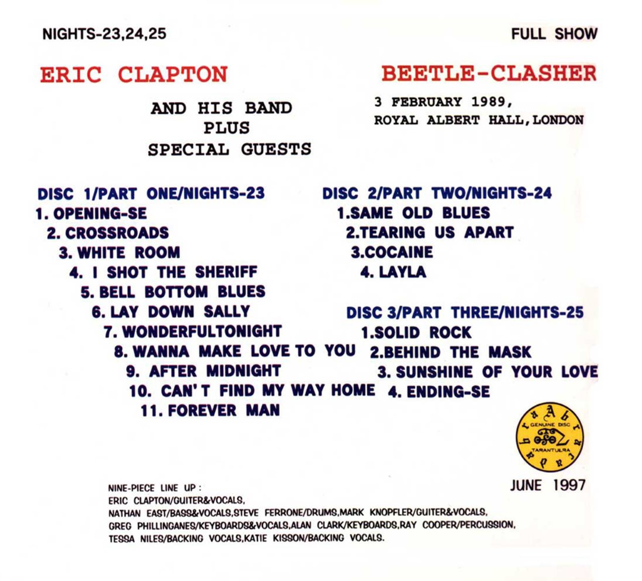 Eric Clapton (2/Cd) Beetle-Clasher
