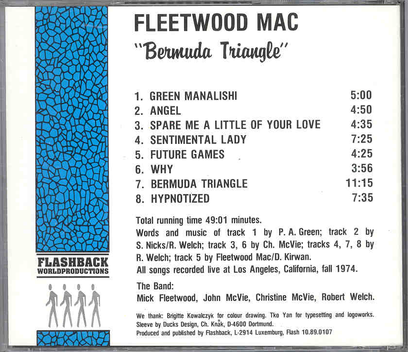 Fleetwood Mac Cd - Bermuda Triangle