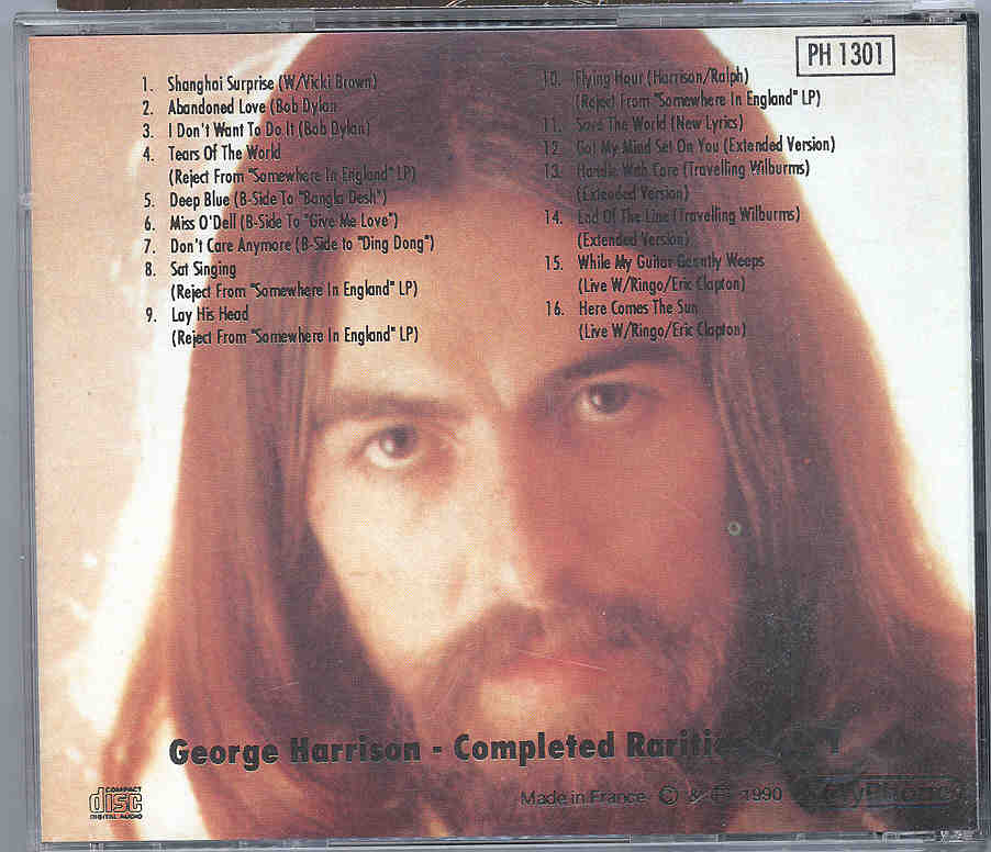 George Harrison Cd - Completed Rarities vol. 1