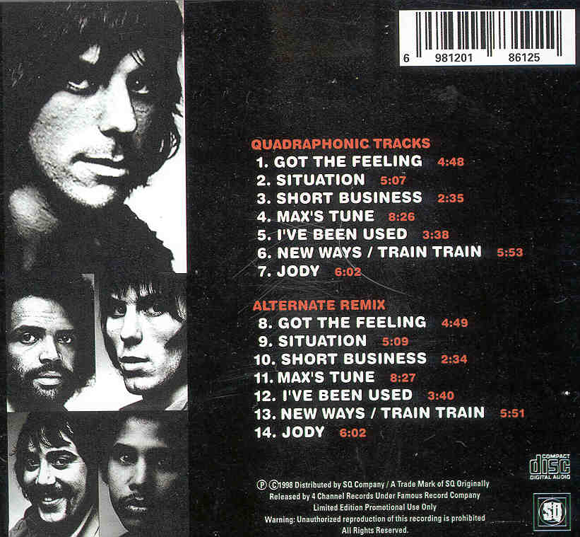 Jeff Beck Cd - Rough And Ready Collector's Edition