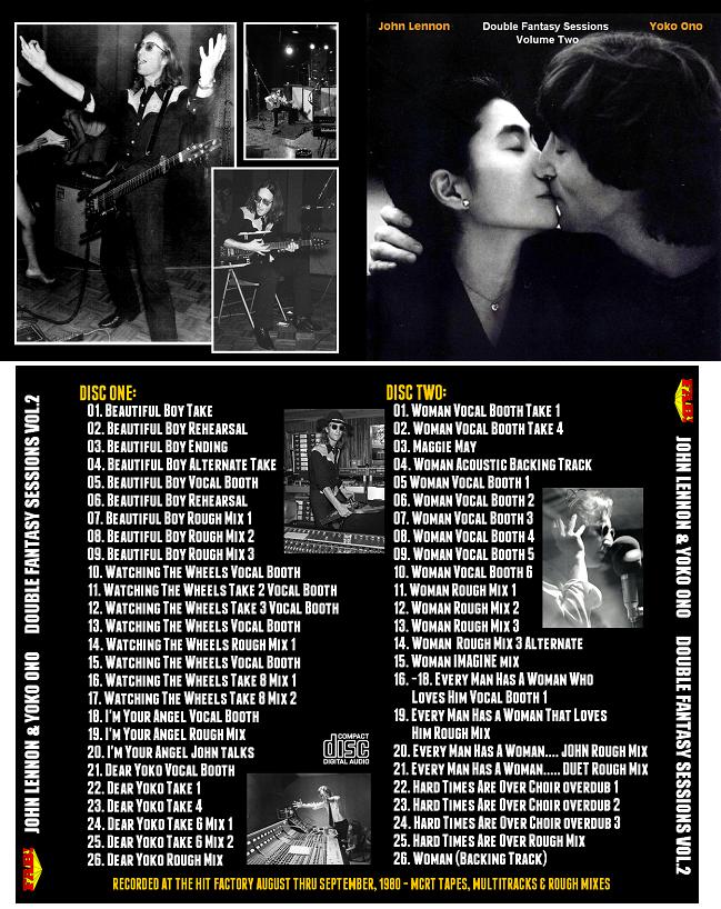 John Lennon (Two Discs) Double Fantasy Sessions Vol 2