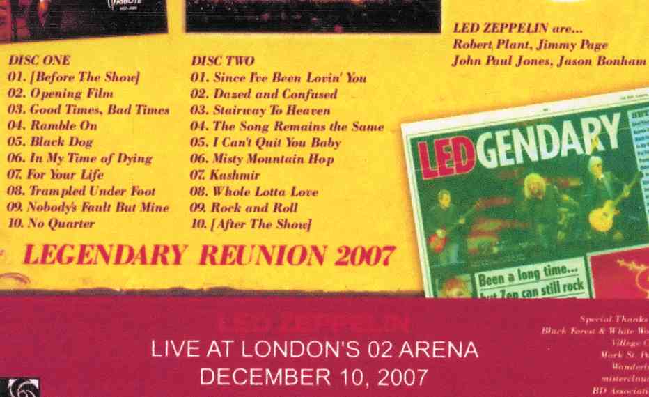 Led Zeppelin - Live At The 02 Arena (2/Cd)