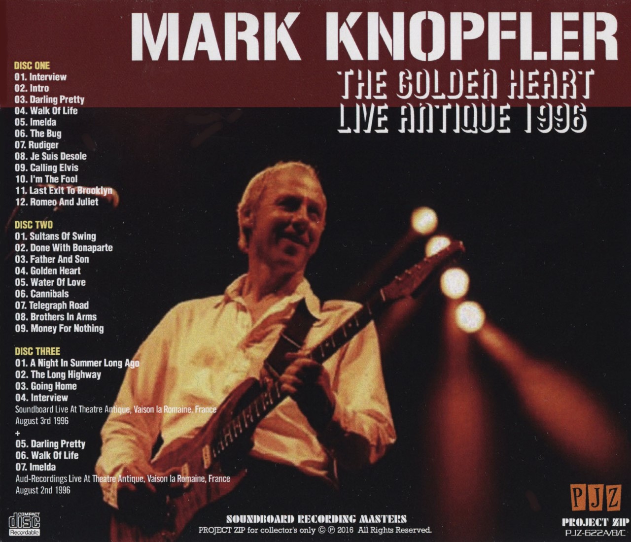 Mark Knopfler (3/Cd) The Golden Heart*