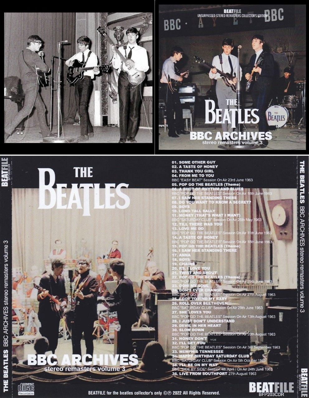 BEATLES CD - THE BBC ARCHIVES REMASTERED IN STEREO VOL.3