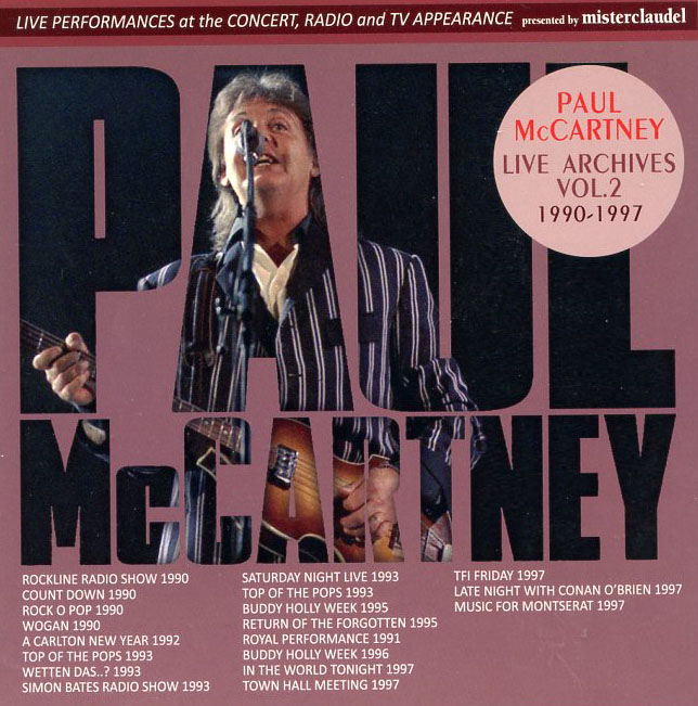 Paul McCartney (2/Cd) Live Archives Vol 2