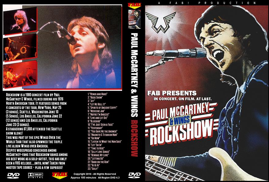 PAUL McCARTNEY & WINGS DVD - ROCKSHOW 1976