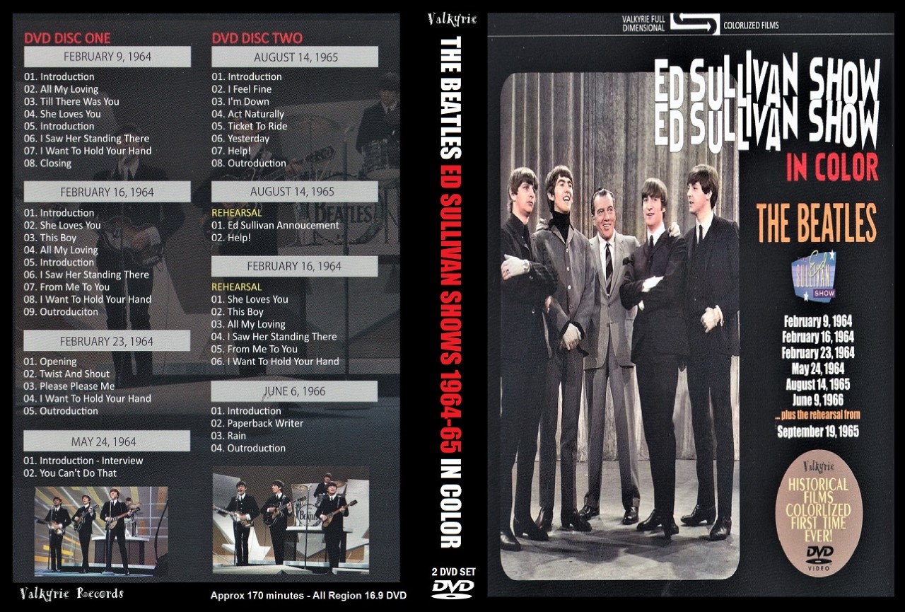 BEATLES (2/DVD) THE ED SULLIVAN SHOWS 1964-66 IN COLOR