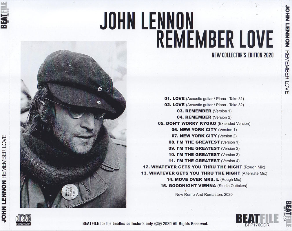 John Lennon Cd - Remember Love