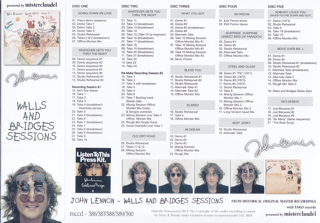 Walls And Bridges Album Cover