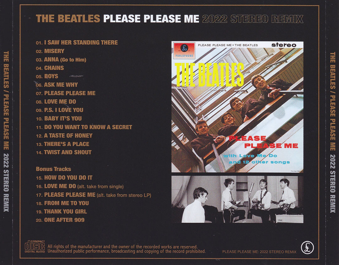 Beatles Cd - Please Please Me 2022 Stereo Remix