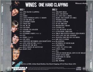 Paul McCartney & Wings (2/Cd) One Hand Clapping